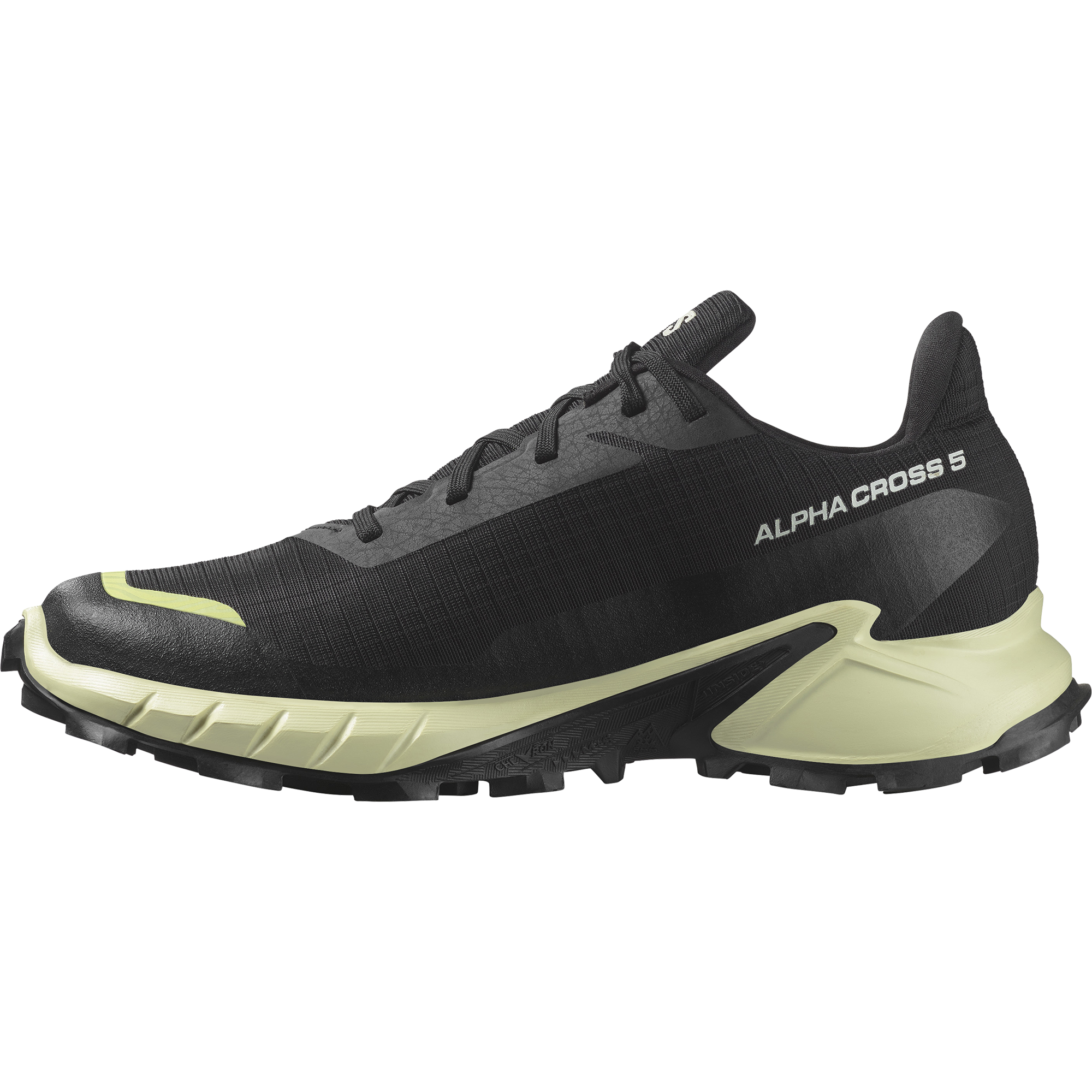 Buty Salomon ALPHACROSS 5 GTX Gore-Tex - Black /Transparent Yellow ...